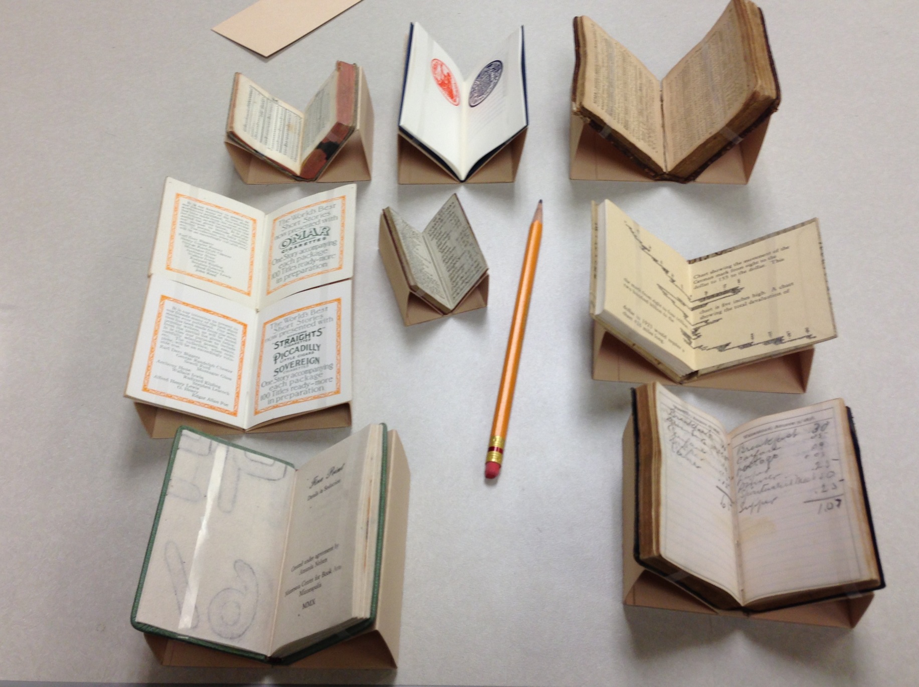 How to make miniature book mounts with everyday library supplies: An ...