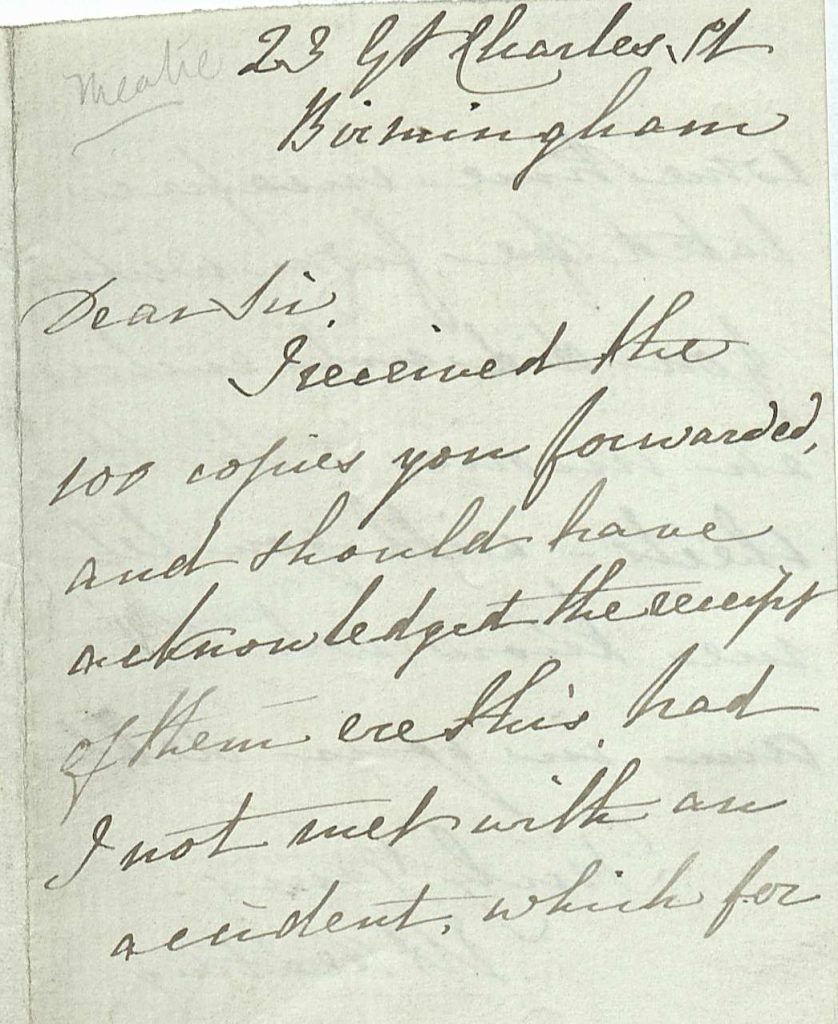 Patron’s choice: Eliza Keating’s letters to her publisher T. H. Lacy ...