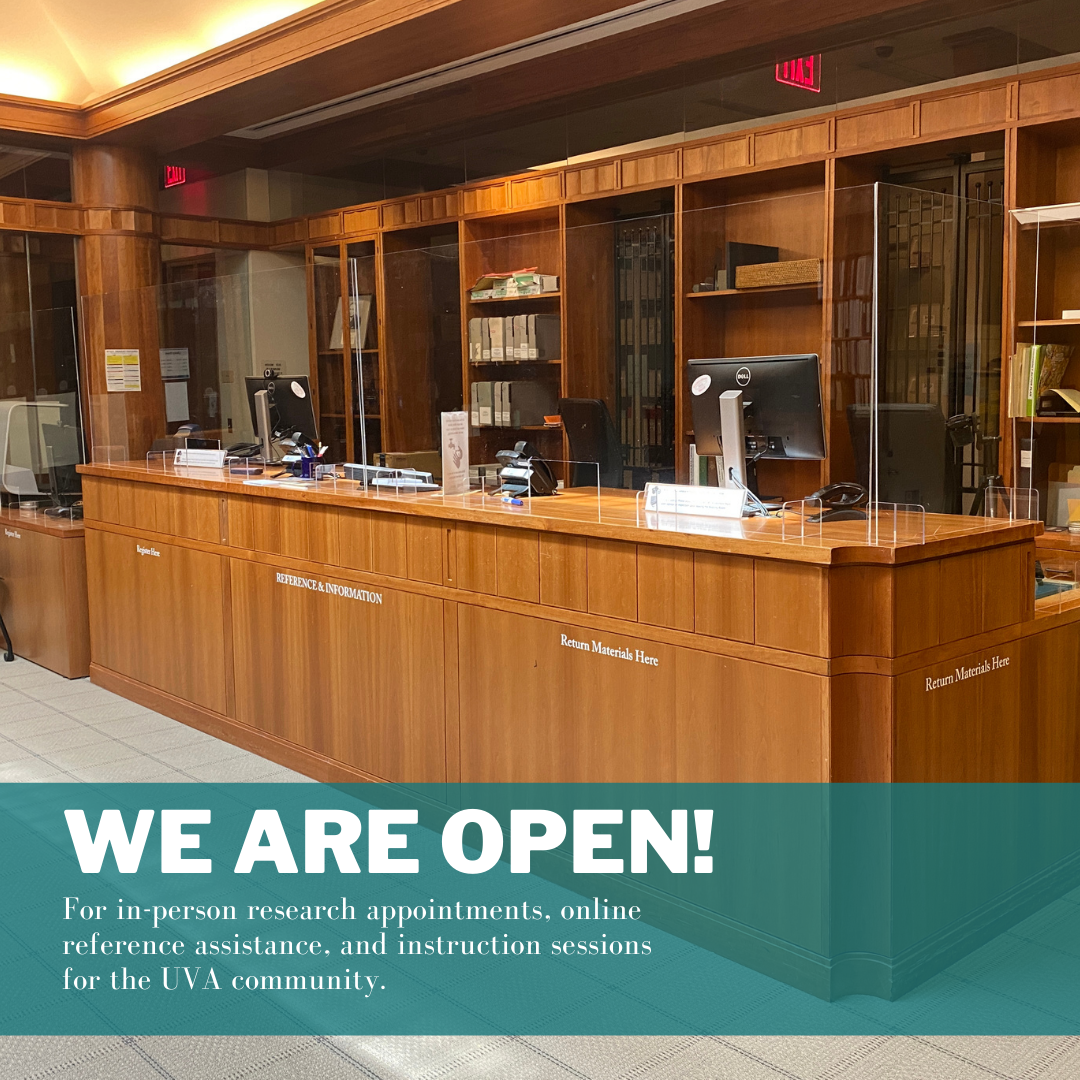 Small Special Collections Library: Re-Opening Update | Notes from Under ...