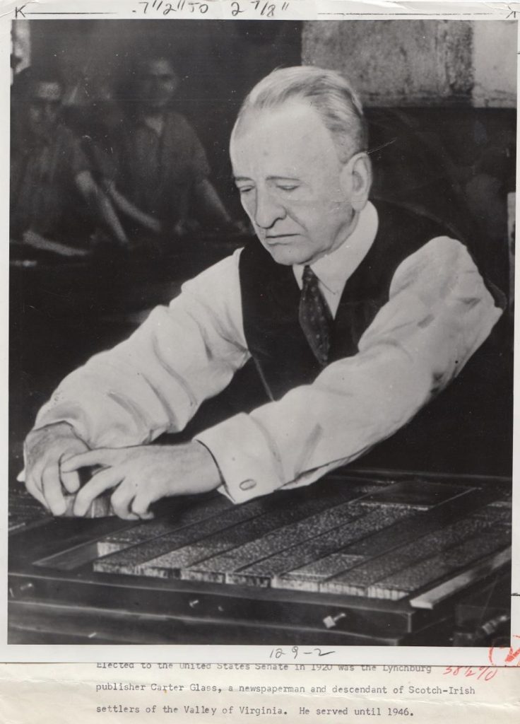 Senator Carter Glass 1858-1946: The Good and the Bad | Notes from Under ...